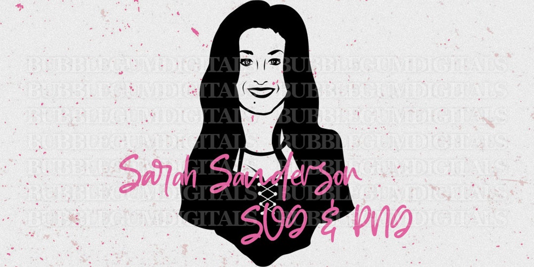 Sarah Sanderson - SVG & PNG - Etsy