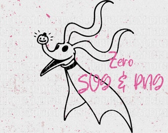 Zero Silhouette Svg File, Halloween Dog Clip Art, Heart Shaped Svg ...