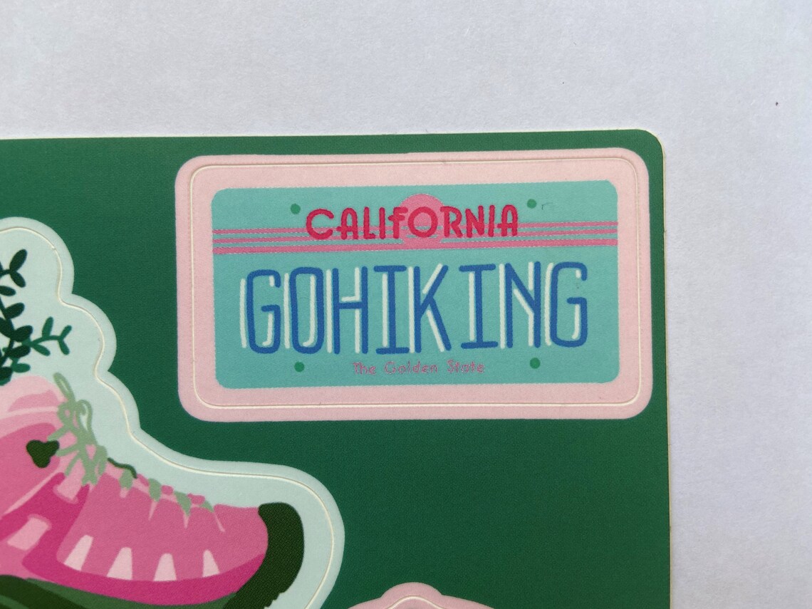 Take a Hike - Hiking Themed Sticker Sheet, Die Cut Stickers, Matte ...