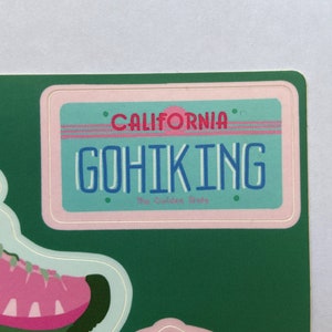 Take a Hike - Hiking Themed Sticker Sheet, Die Cut Stickers, Matte ...
