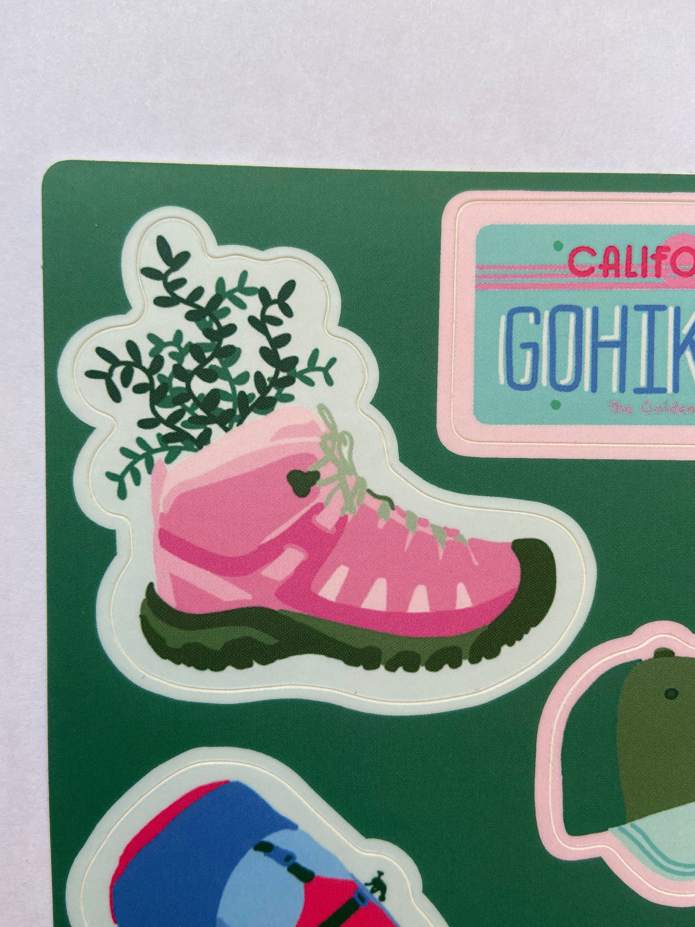 Take a Hike - Hiking Themed Sticker Sheet, Die Cut Stickers, Matte ...