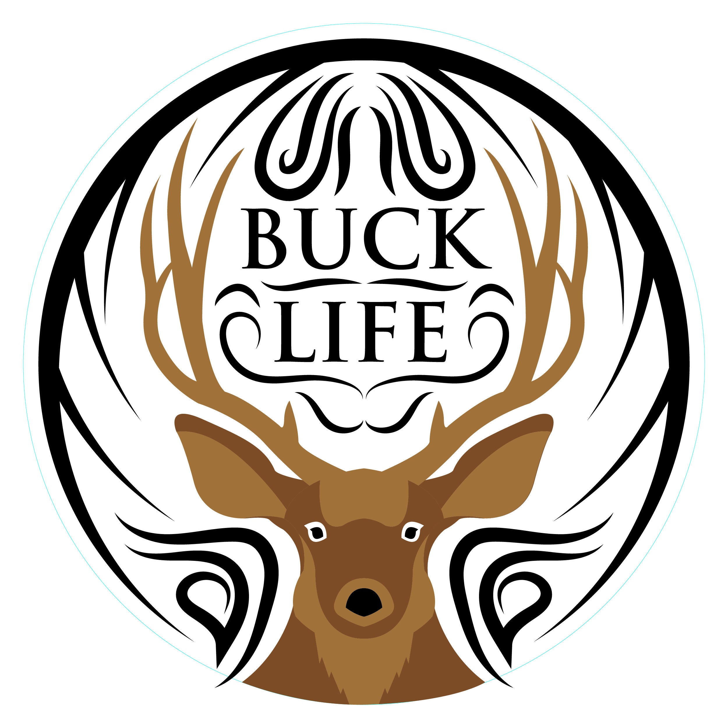 Archivo de impresión de calcomanía de Buck Life - Etsy España