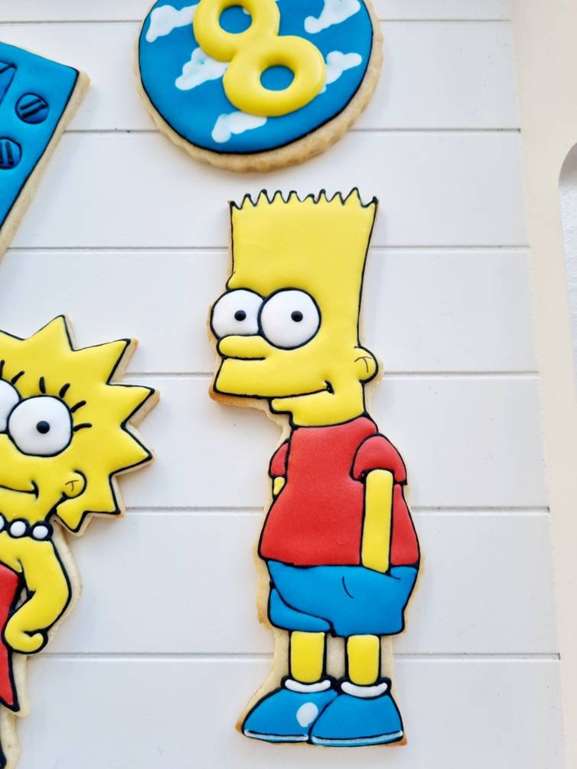 Simpsons Birthday Cookie Set - Etsy