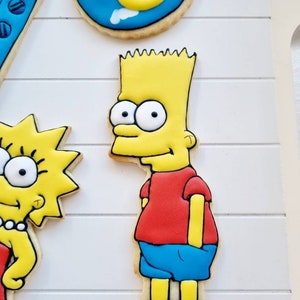 Simpsons Birthday Cookie Set - Etsy