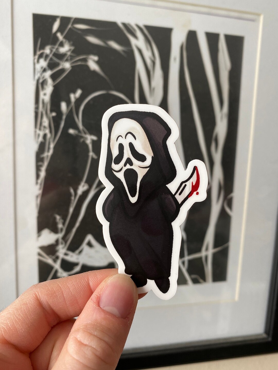 Scream Vinyl Sticker - Etsy