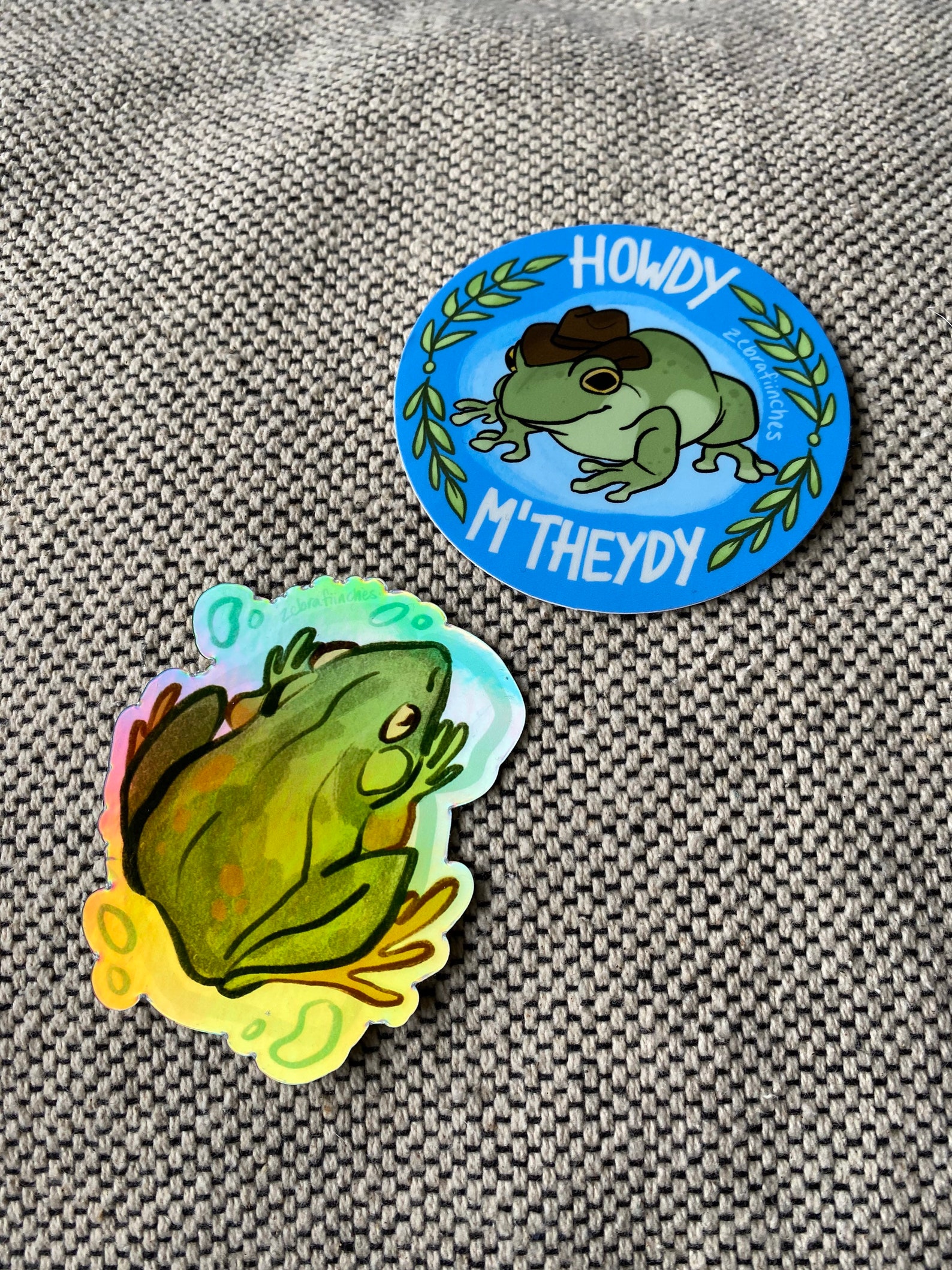 Howdy MTheydy Cowboy Frog Vinyl Sticker | Etsy