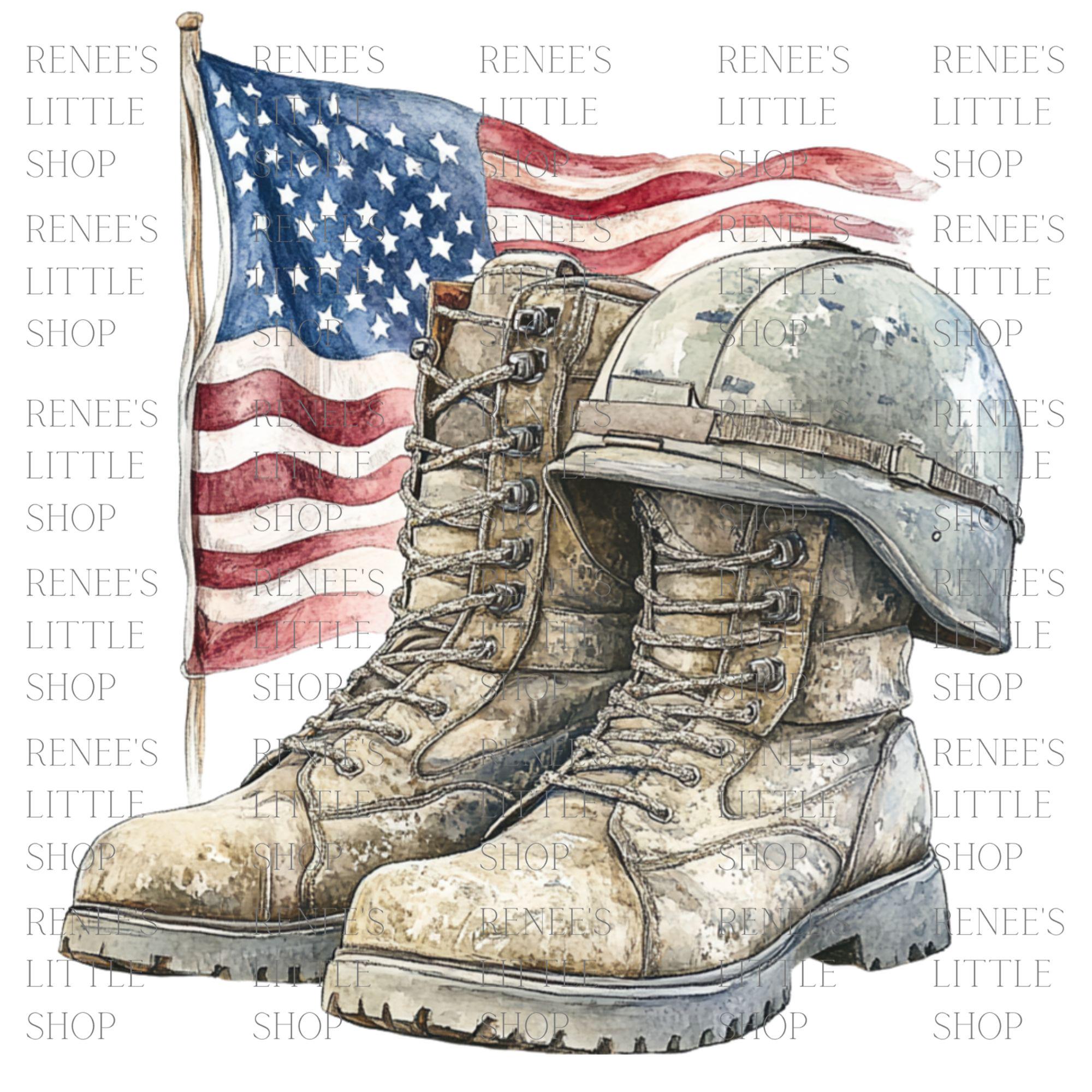 Patriotic Military Clip Art - American Soldier Digital Download - Etsy