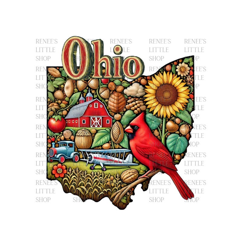 Ohio State Clipart - Etsy