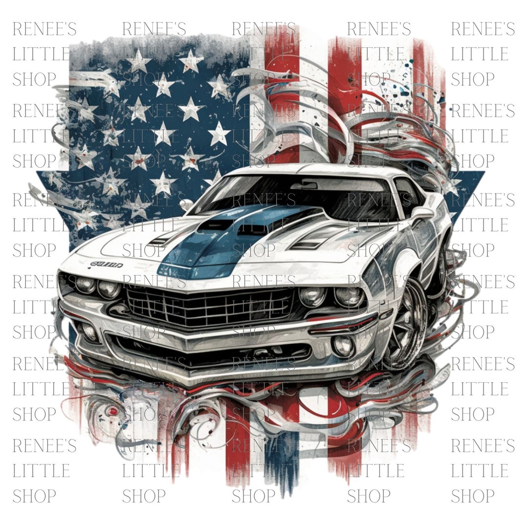 American Sports Car Flag PNG Bundle - High Quality Digital Download for ...