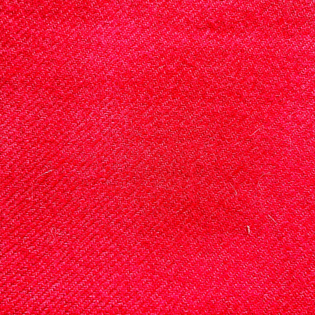 Vintage Wool Fabric 1.5 Yard (54 X 50) Solid Red Wool Cloth Yardage ...