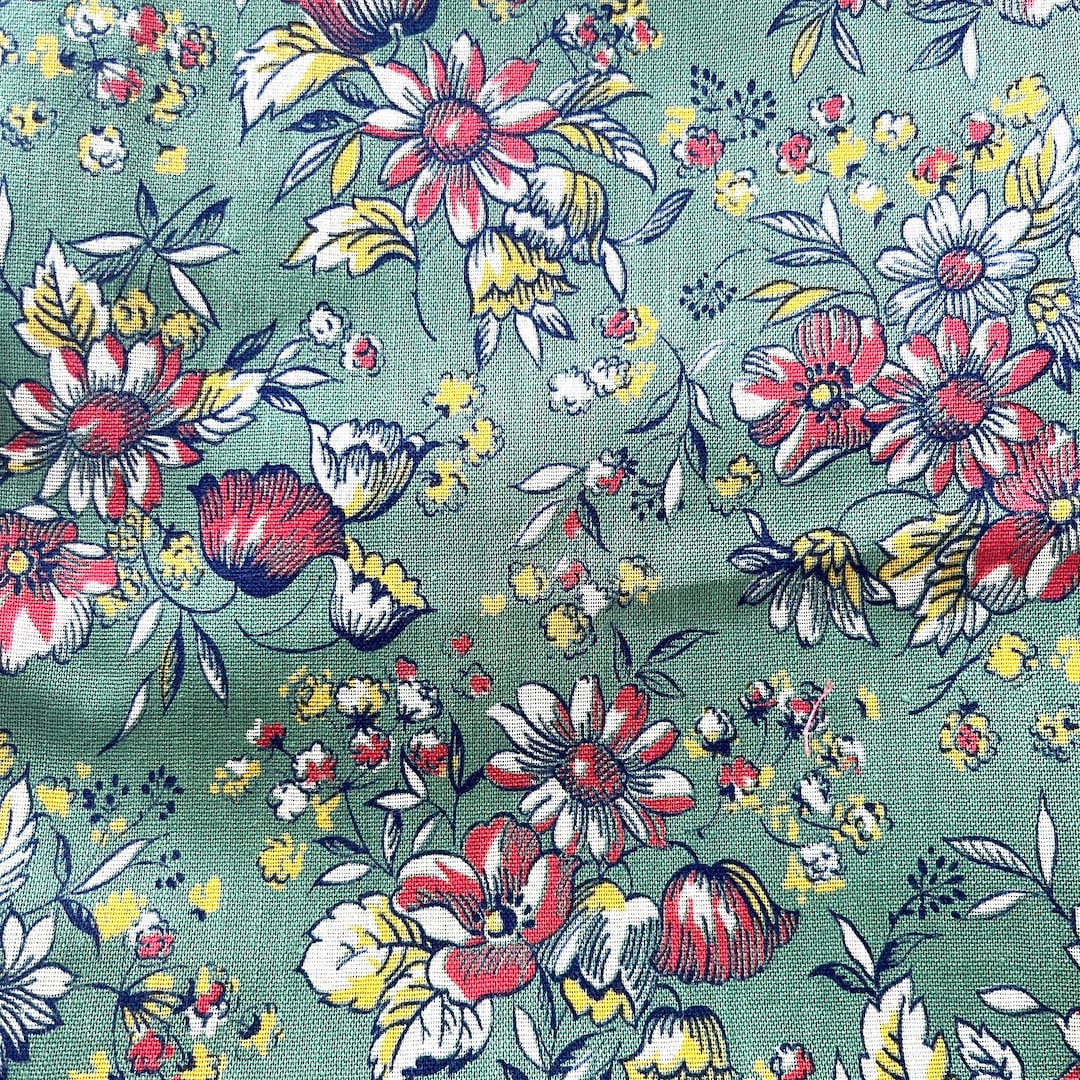 Vintage Stoff Baumwollstoff 88 "x 36" (2 ++ Yard) geometrische MCM ...