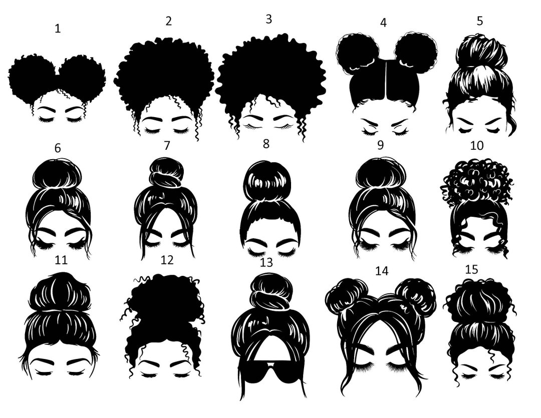 Printable Messy Bun Display Card for Ear Warmers Headbands and Messy ...