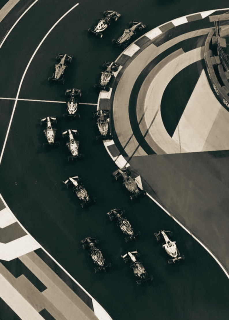 F1 Aesthetic Photo Collage Kit | Formula One Drivers Cars Tracks Quotes ...