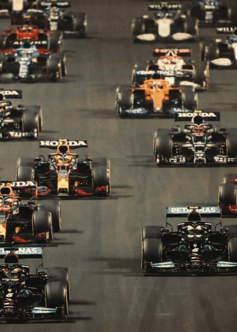 F1 Collage Kit | Formula One Wall Art Prints (digital Download) - Etsy