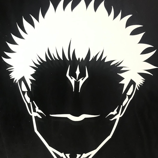 Sukuna Face Stickers - Etsy