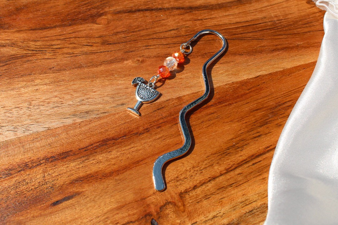 Aperol Spritz Themed Charm Bookmark - Charmed Accessories, Book ...