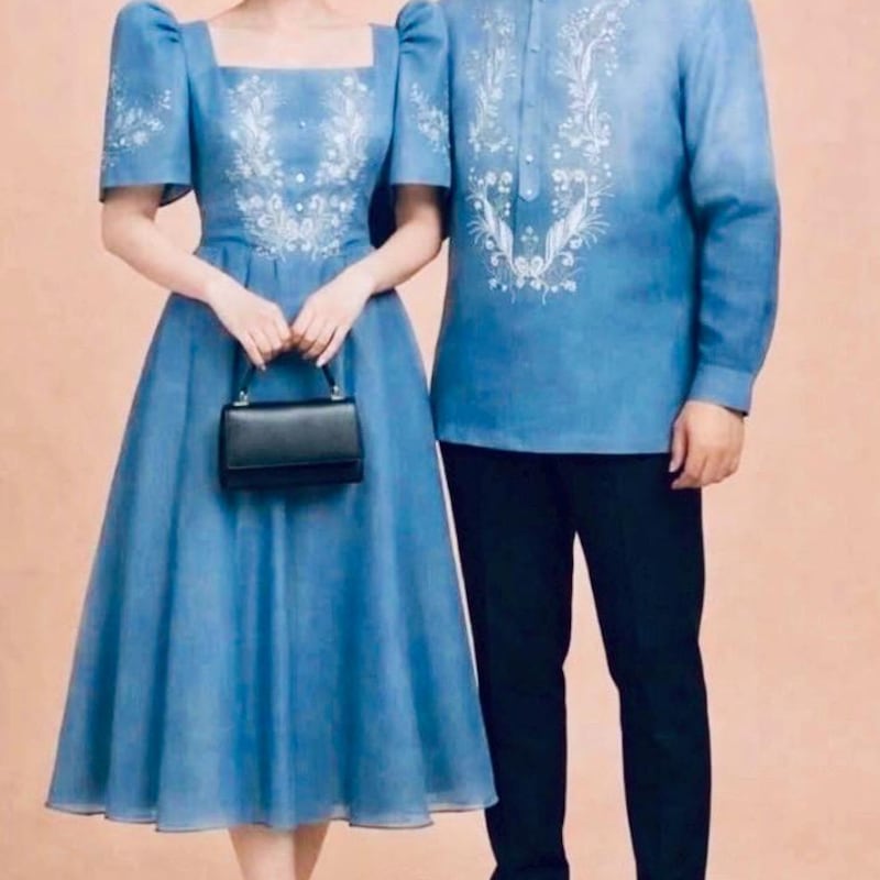 Filipiniana Dress - Etsy UK