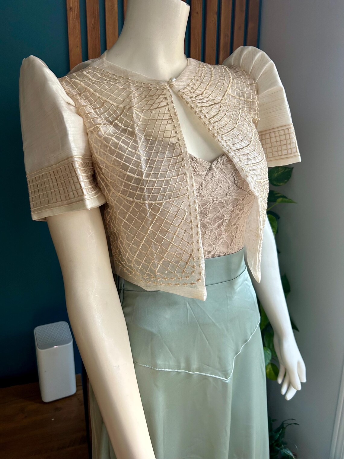 Beige Filipiniana Bolero for Women Perfect for Wedding, Graduation or ...