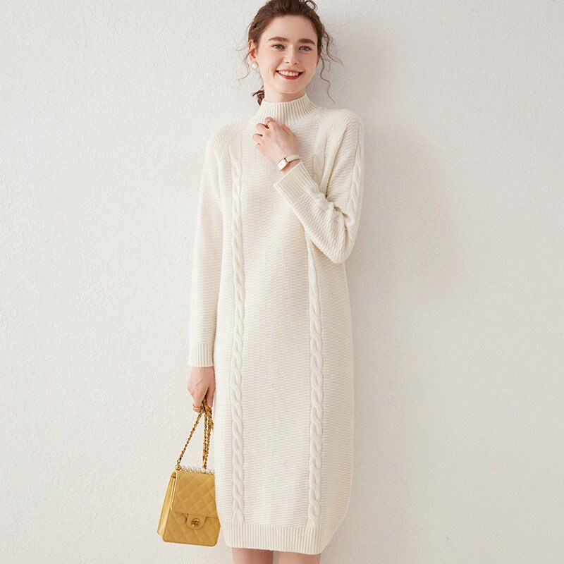 100% Cashmere. Cashmere Dress for Winter. Cashmere Collared - Etsy