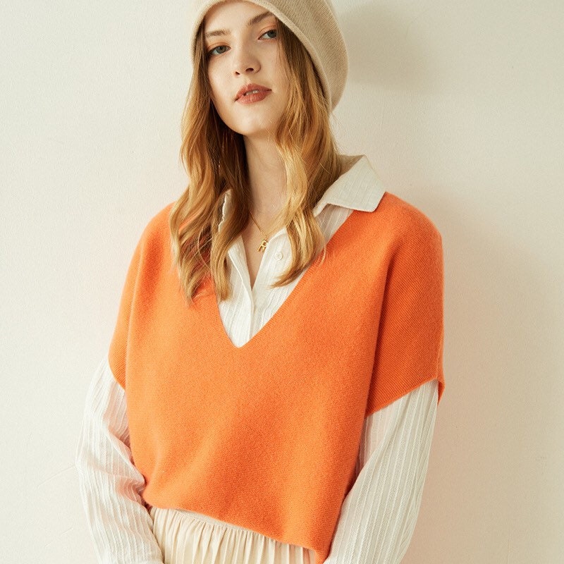 Lady's Cashmere Vest. 100% Cashmere. Cashmere Vest for - Etsy