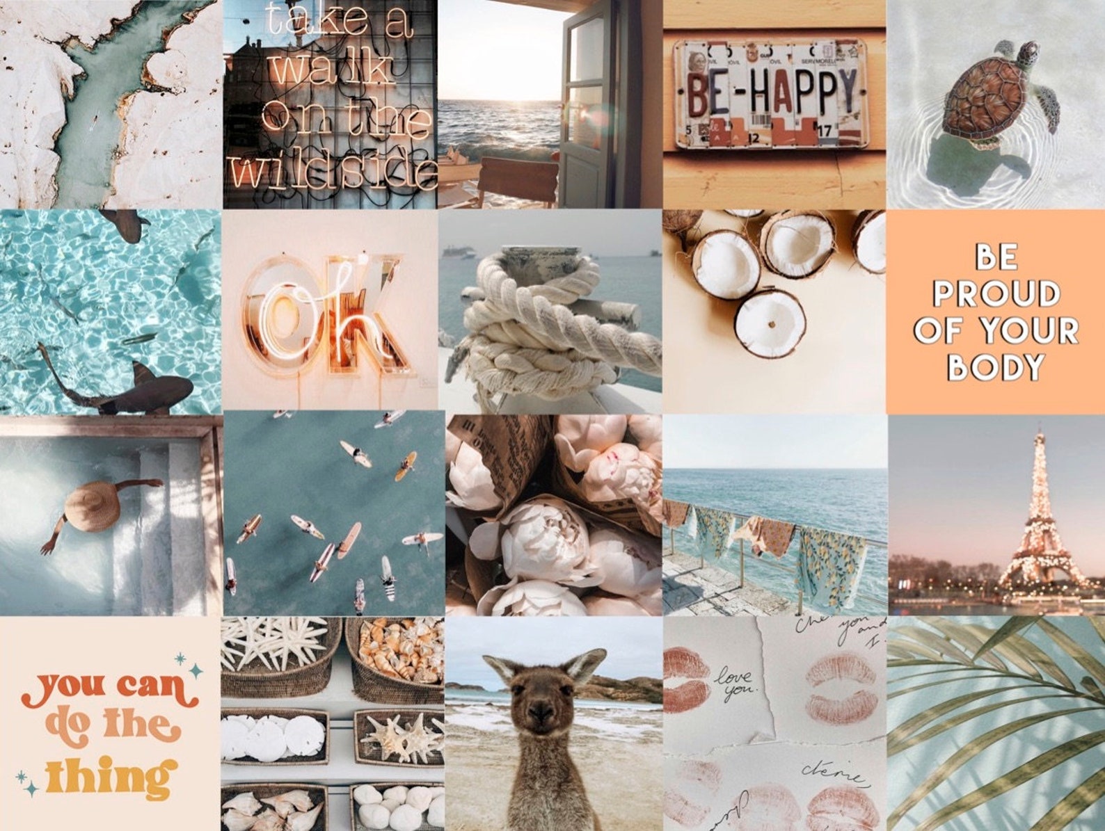 Dreamy Wall Collage Kit - 60pc Download - Etsy