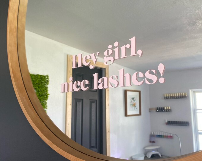 Mirror Sticker, Motivating Quote, Cute Mirror Idea - Etsy