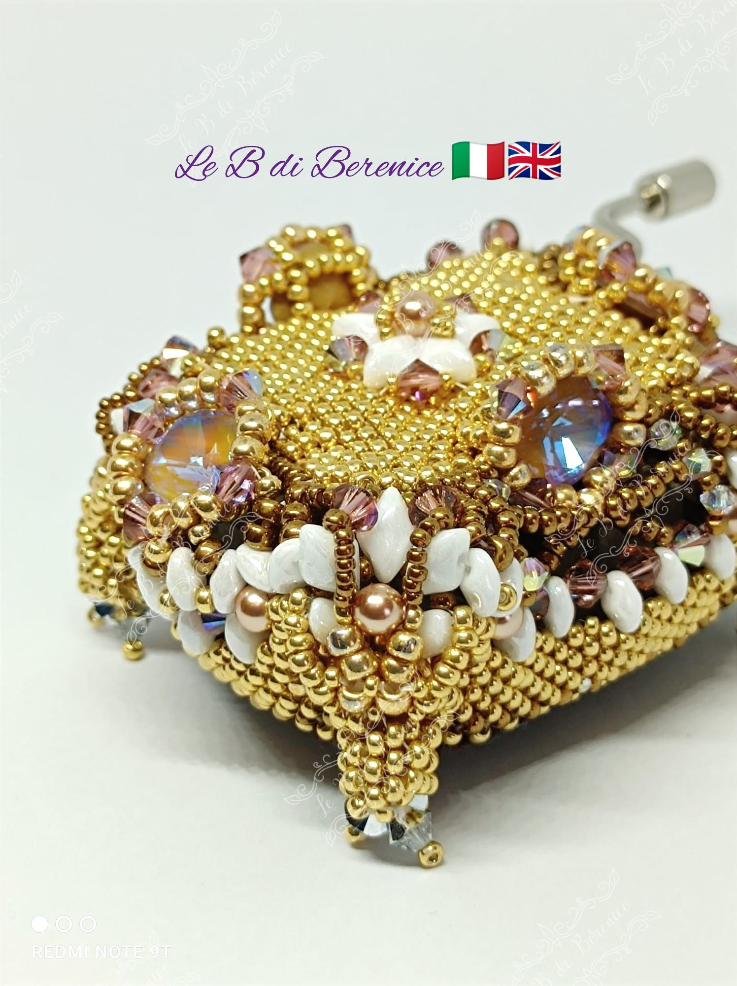 Beading Patterns for Decorative Box Ornament Beadembroidery,how to Make ...