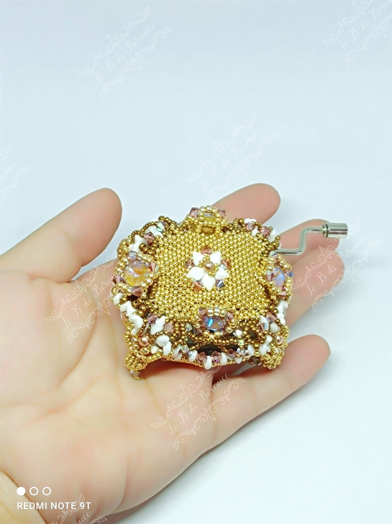 Beading Patterns for Decorative Box Ornament Beadembroidery,how to Make ...