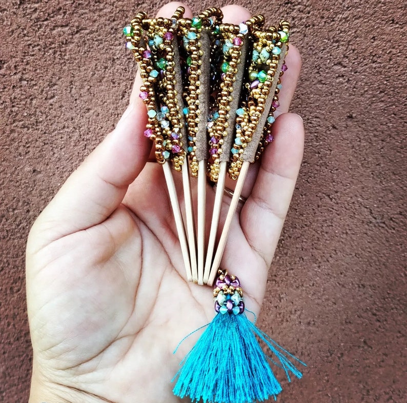 Bead Weaving Fan Tutorial, Instant Download, Miniduo, Mini Gemduo, Mini ...