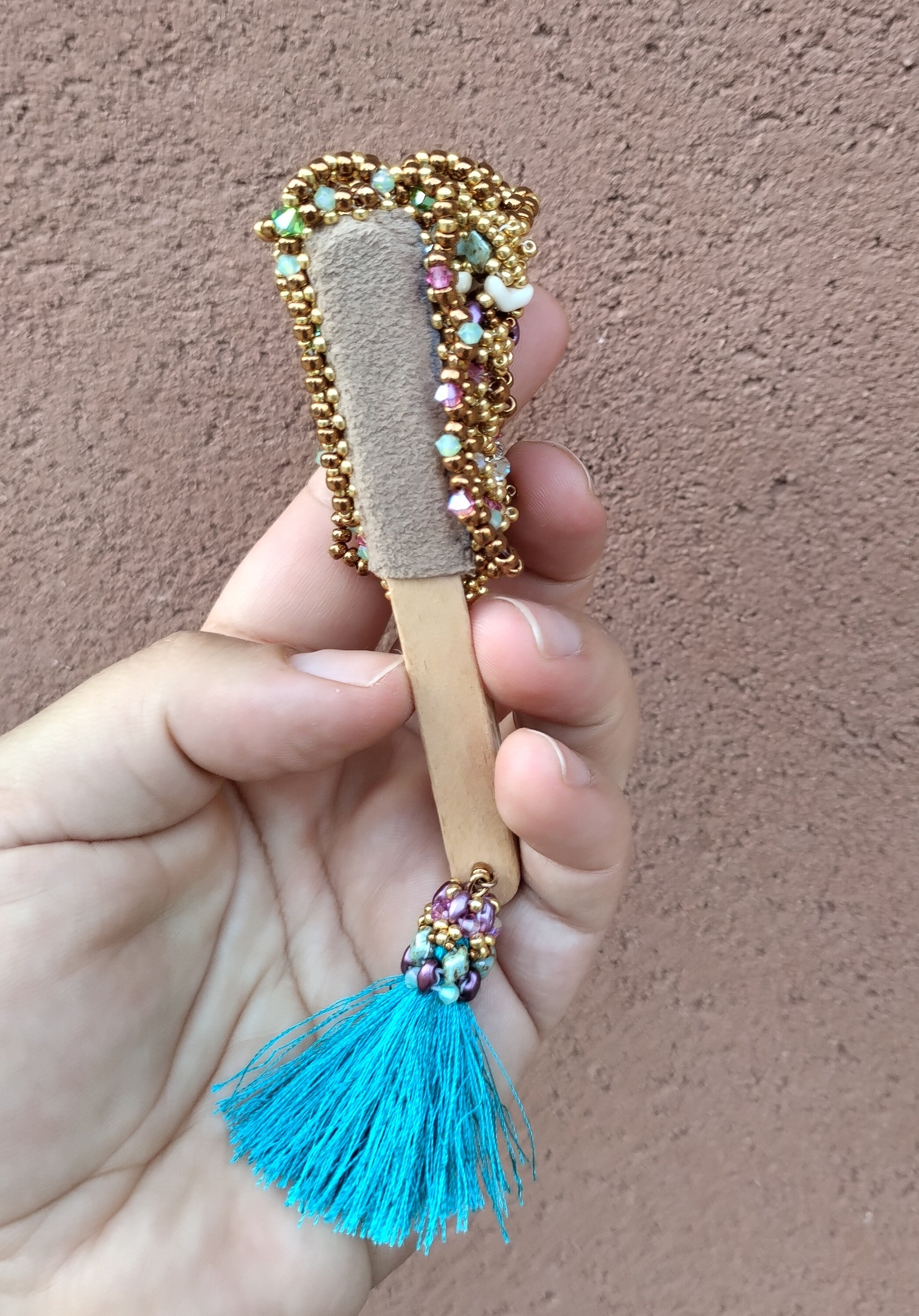 Bead Weaving Fan Tutorial, Instant Download, Miniduo, Mini Gemduo, Mini ...