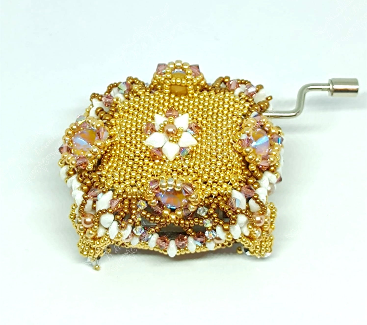 Beading Patterns for Decorative Box Ornament Beadembroidery,how to Make ...