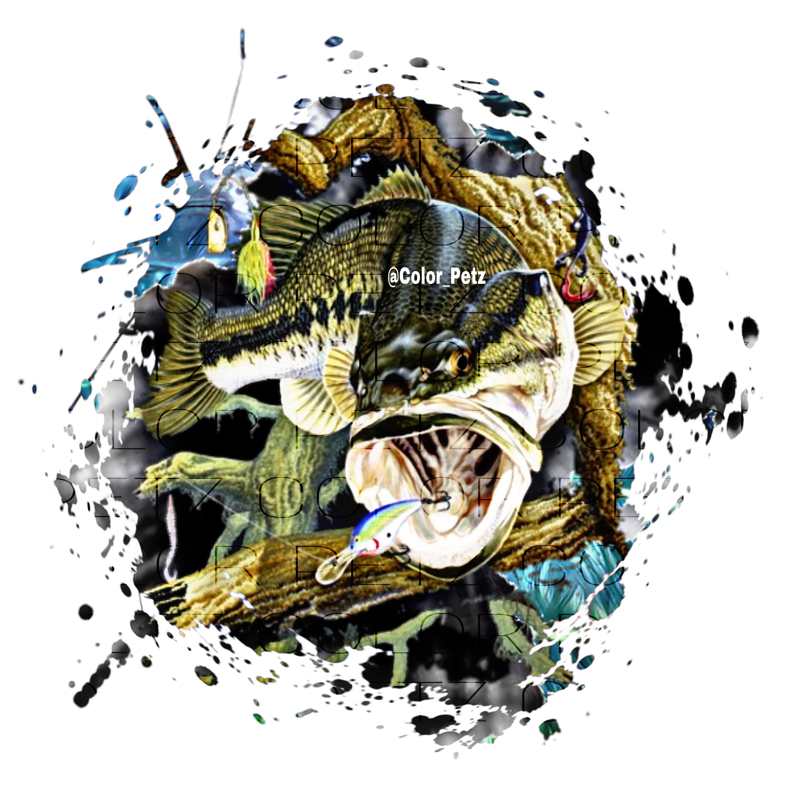 Bass Fishing Designs