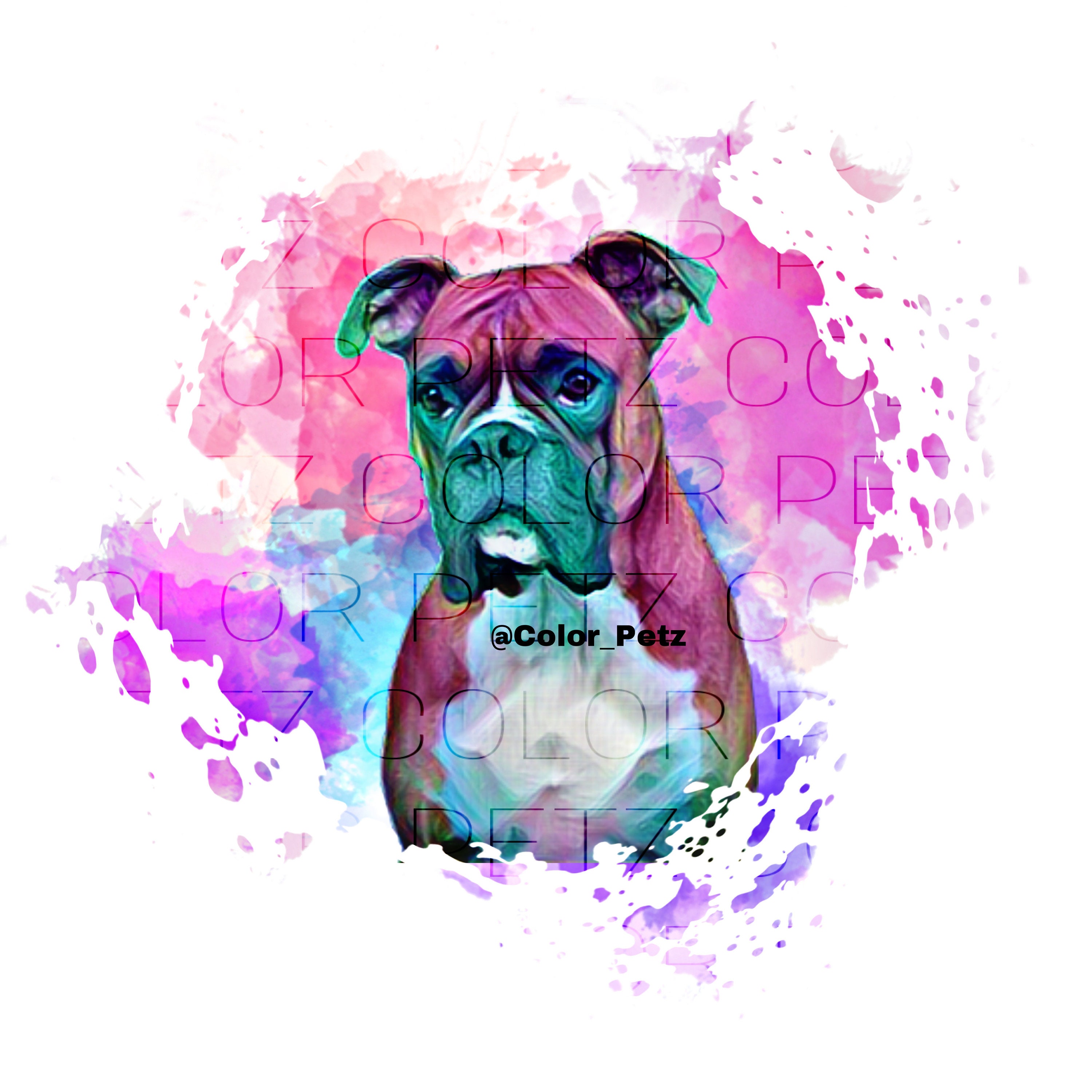 Art & Collectibles Digital Prints Boxer Pattern Download Printable Art ...