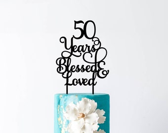 50 Years Blessed | Etsy