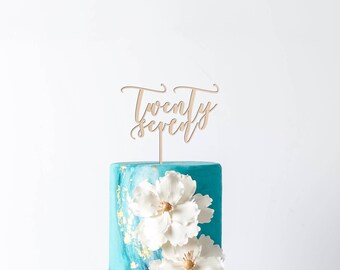 27 Cake Topper | Etsy
