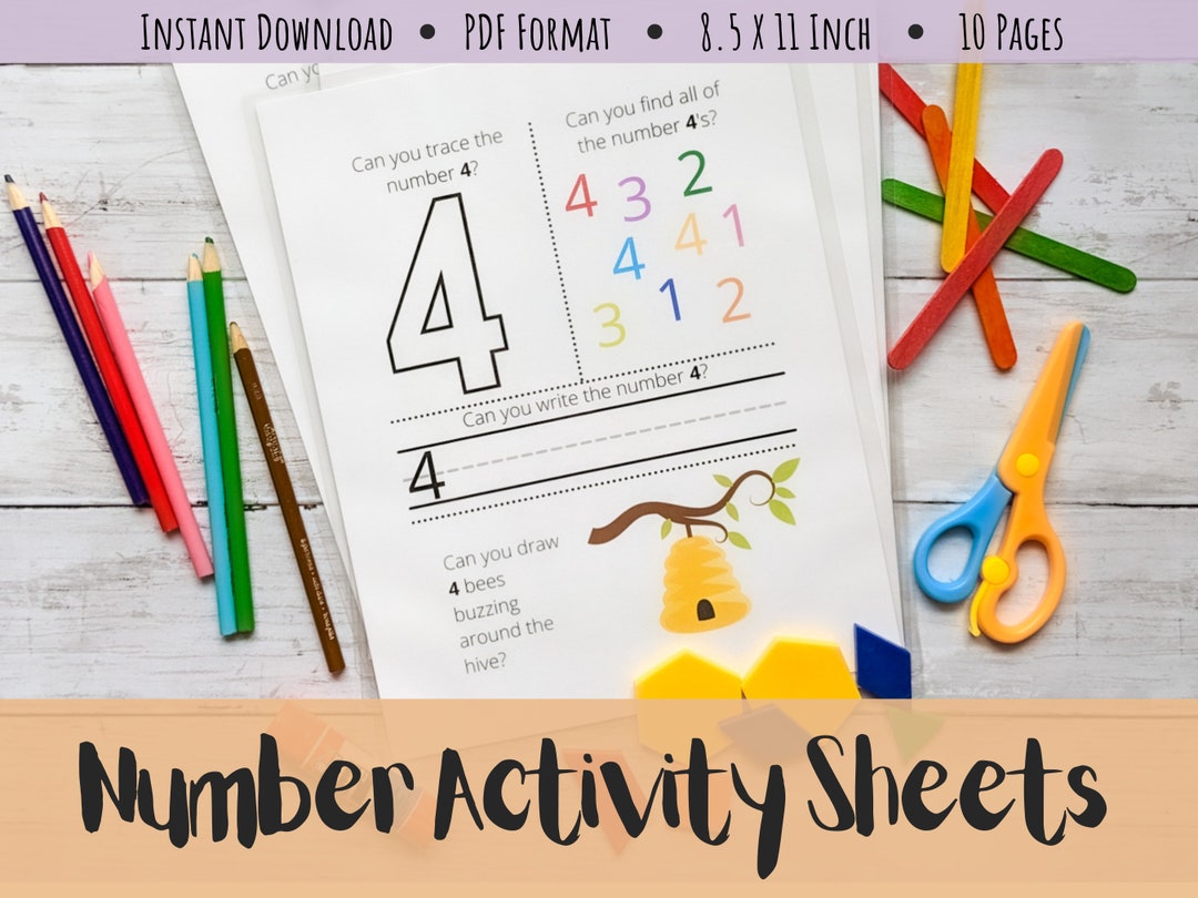 Number Worksheets - Tracing, Writing, Number Recognition, Counting ...