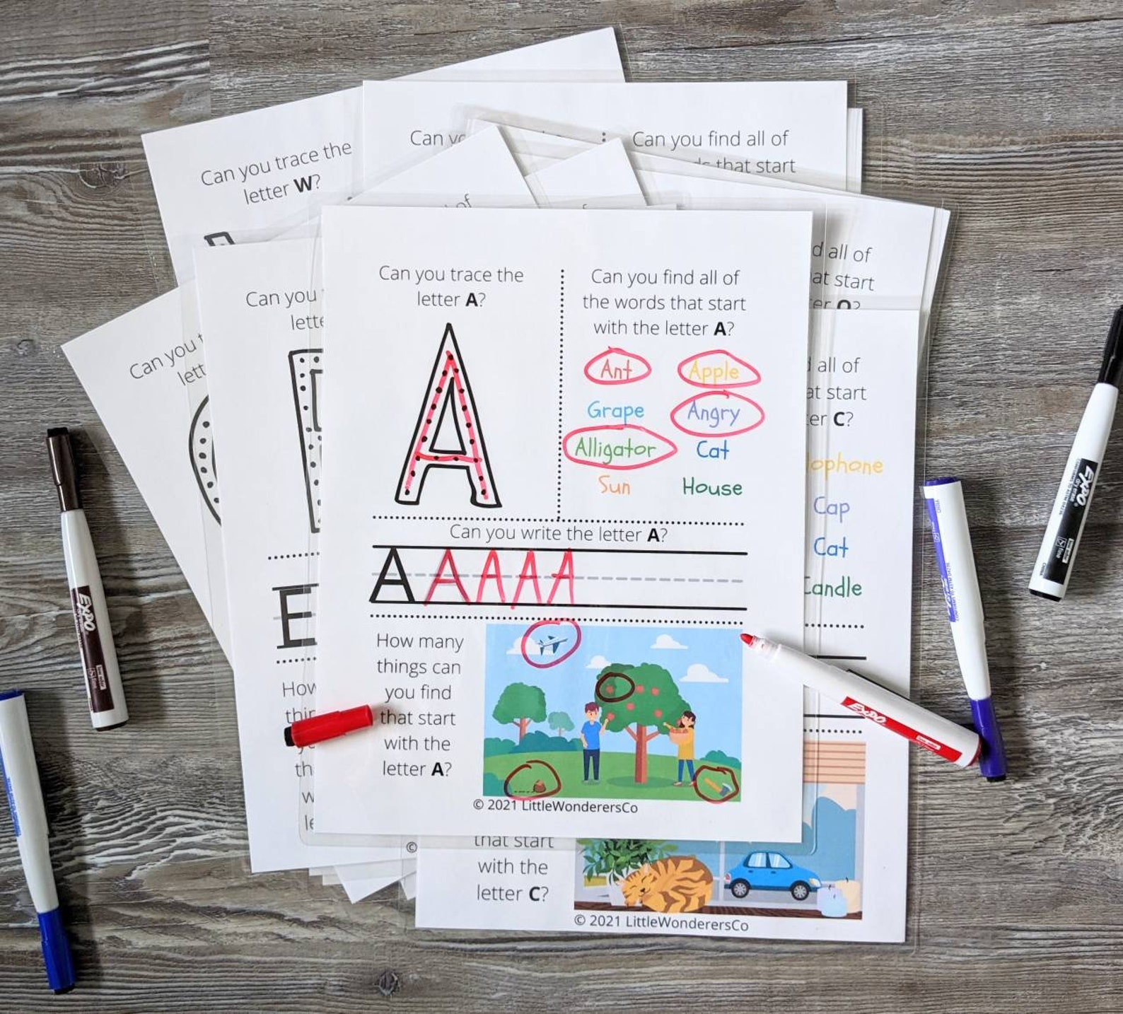 Capital Letters Alphabet Learning Activity Printable | Etsy