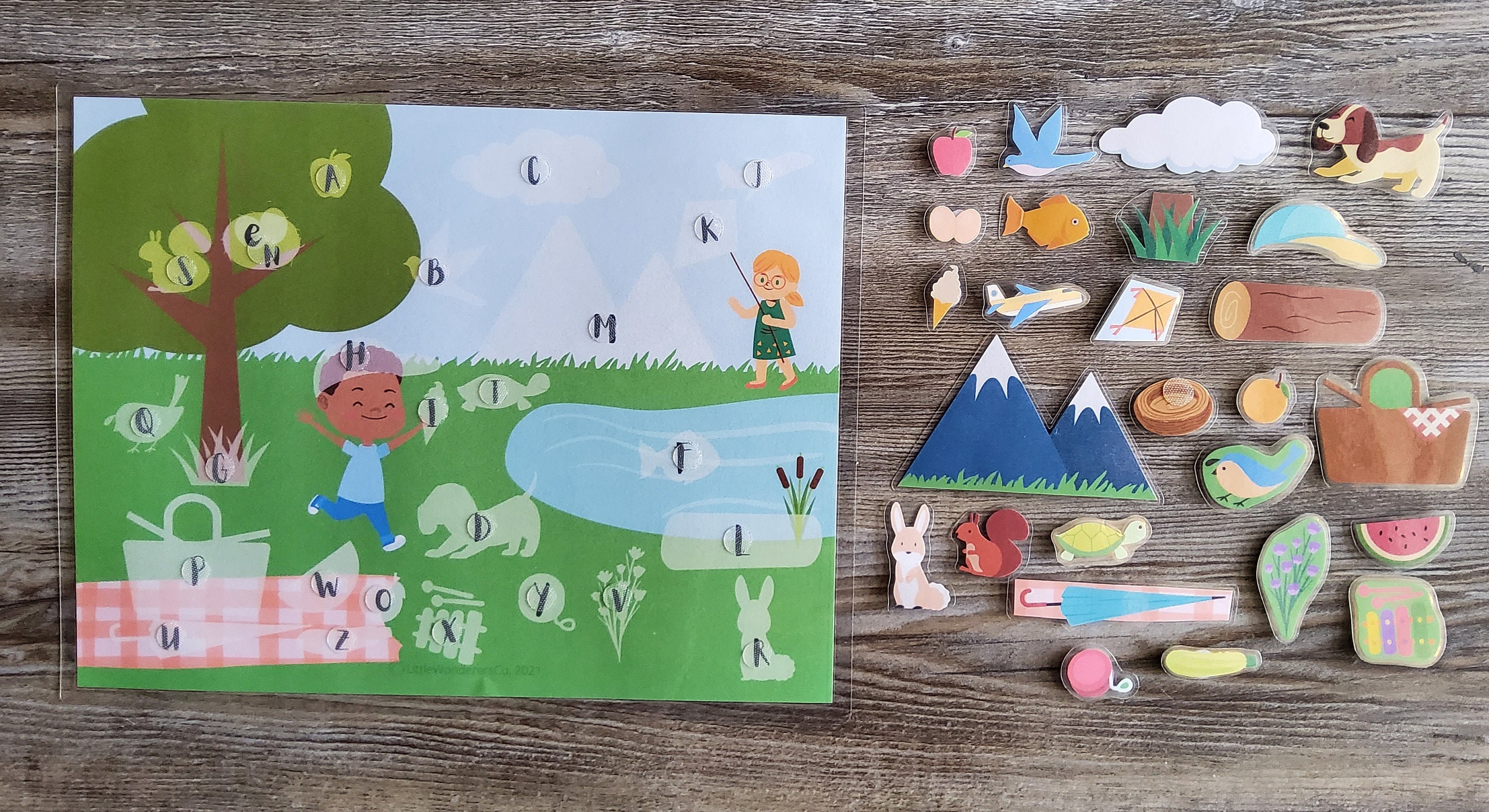 Initial Sound Alphabet Phonics Puzzle Mat Preschool, ESL, Kindergarten ...