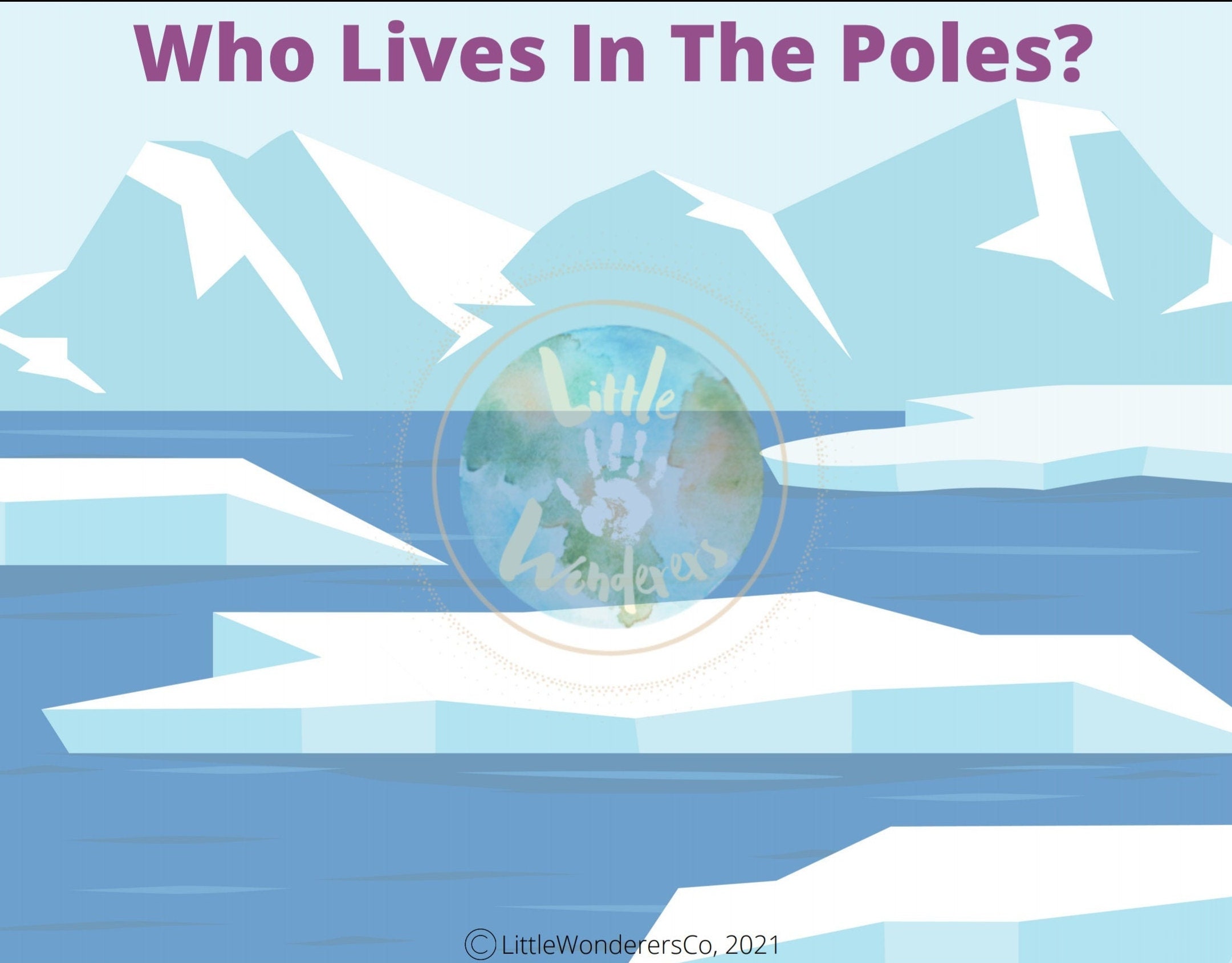 Arctic/antarctic Busy Book Activity Printable - Animals, Preschool ...