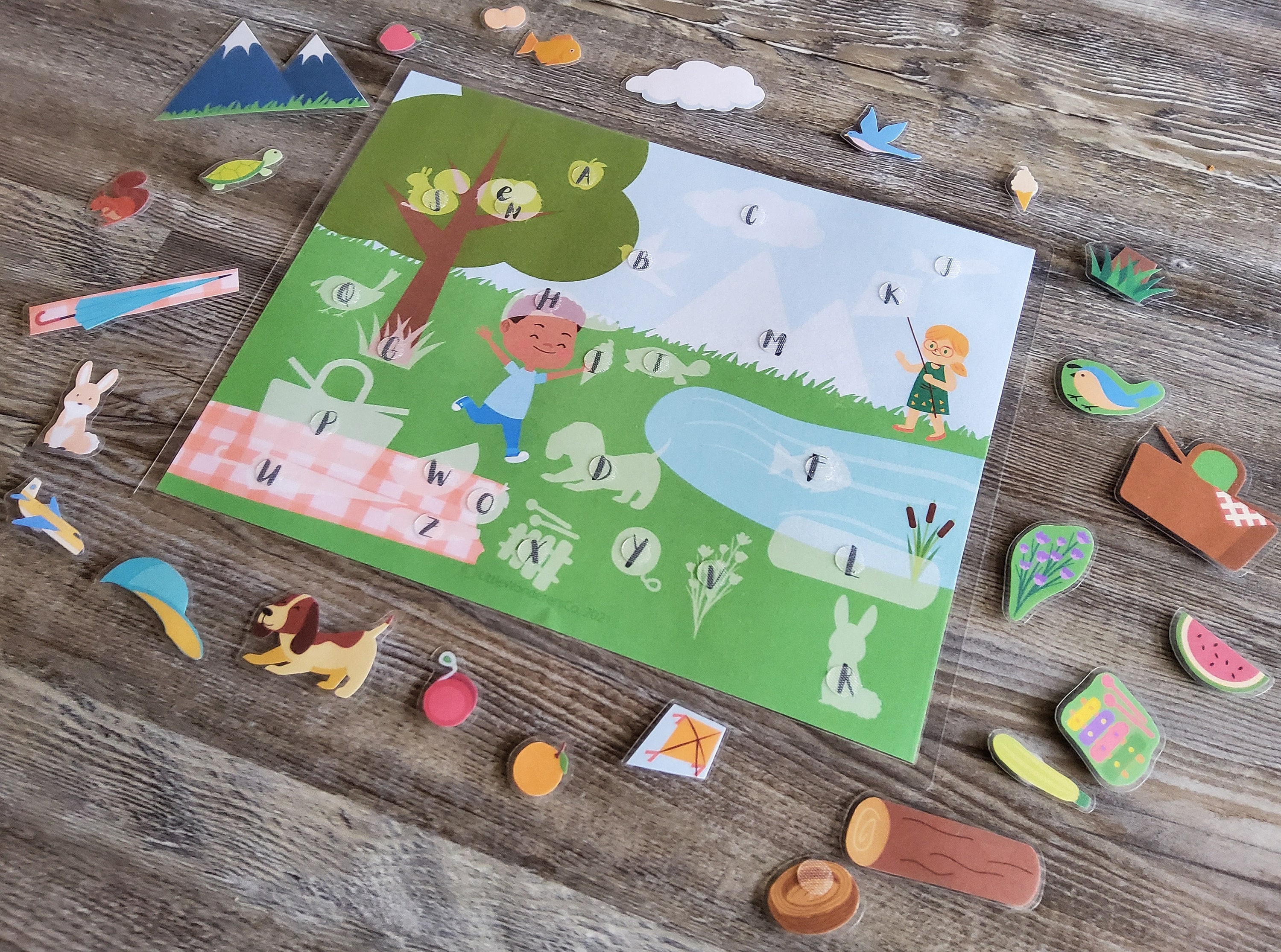 Initial Sound Alphabet Phonics Puzzle Mat Preschool, ESL, Kindergarten ...