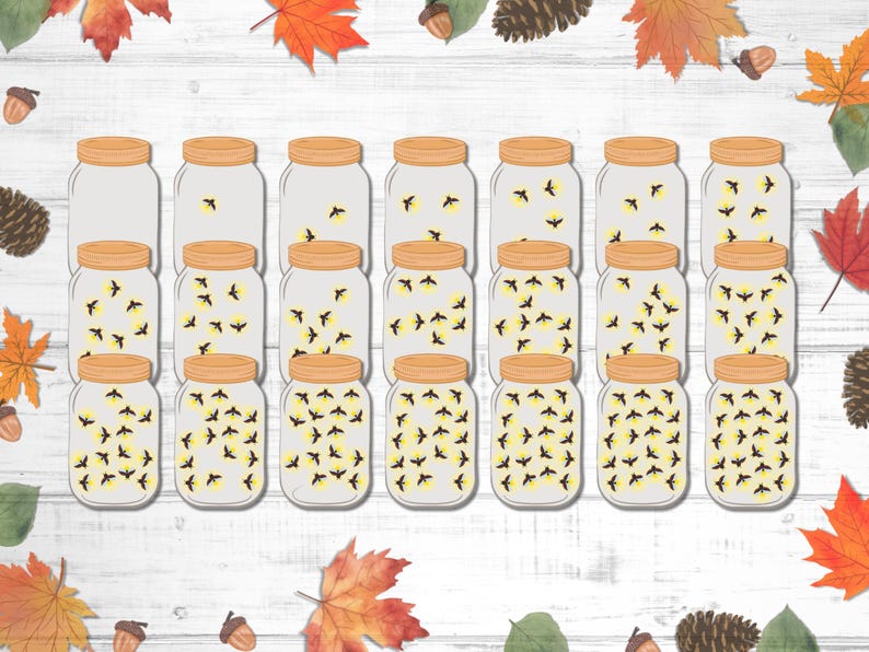 Counting Fireflies Activity Printable - Homeschool, Numbers, Preschool ...