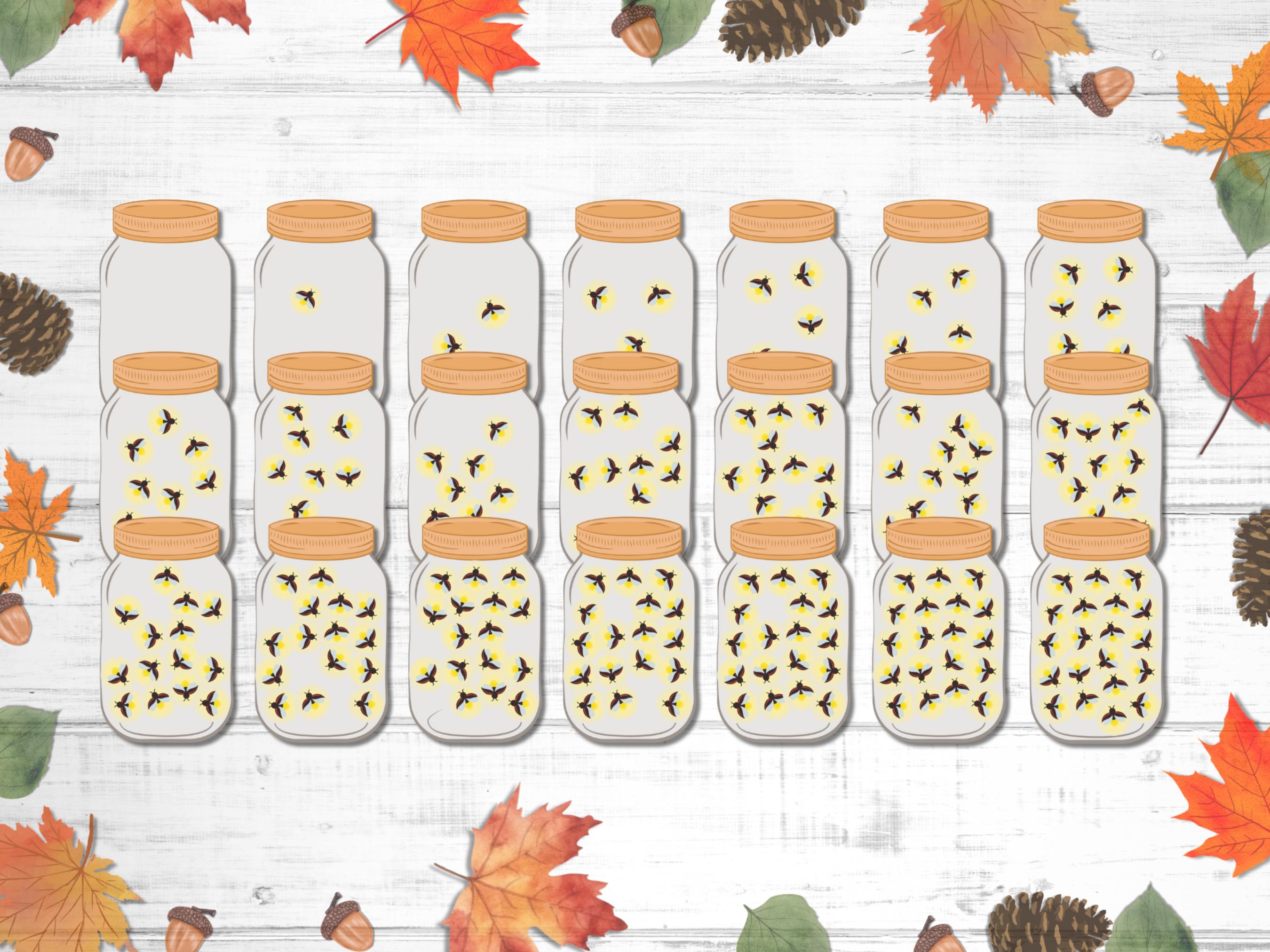 Counting Fireflies Activity Printable - Homeschool, Numbers, Preschool ...