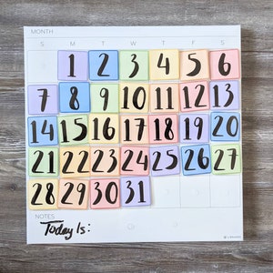 Rainbow Circle Time Wall Calendar Bundle Printable With Storage Posters ...