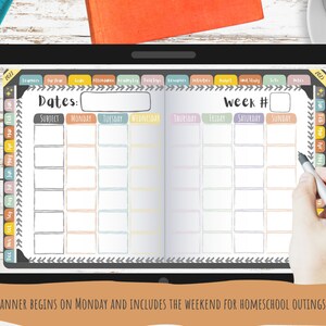 2022-2023 Digital Homeschool Planner - Teaching, Lesson Planner, Mom ...