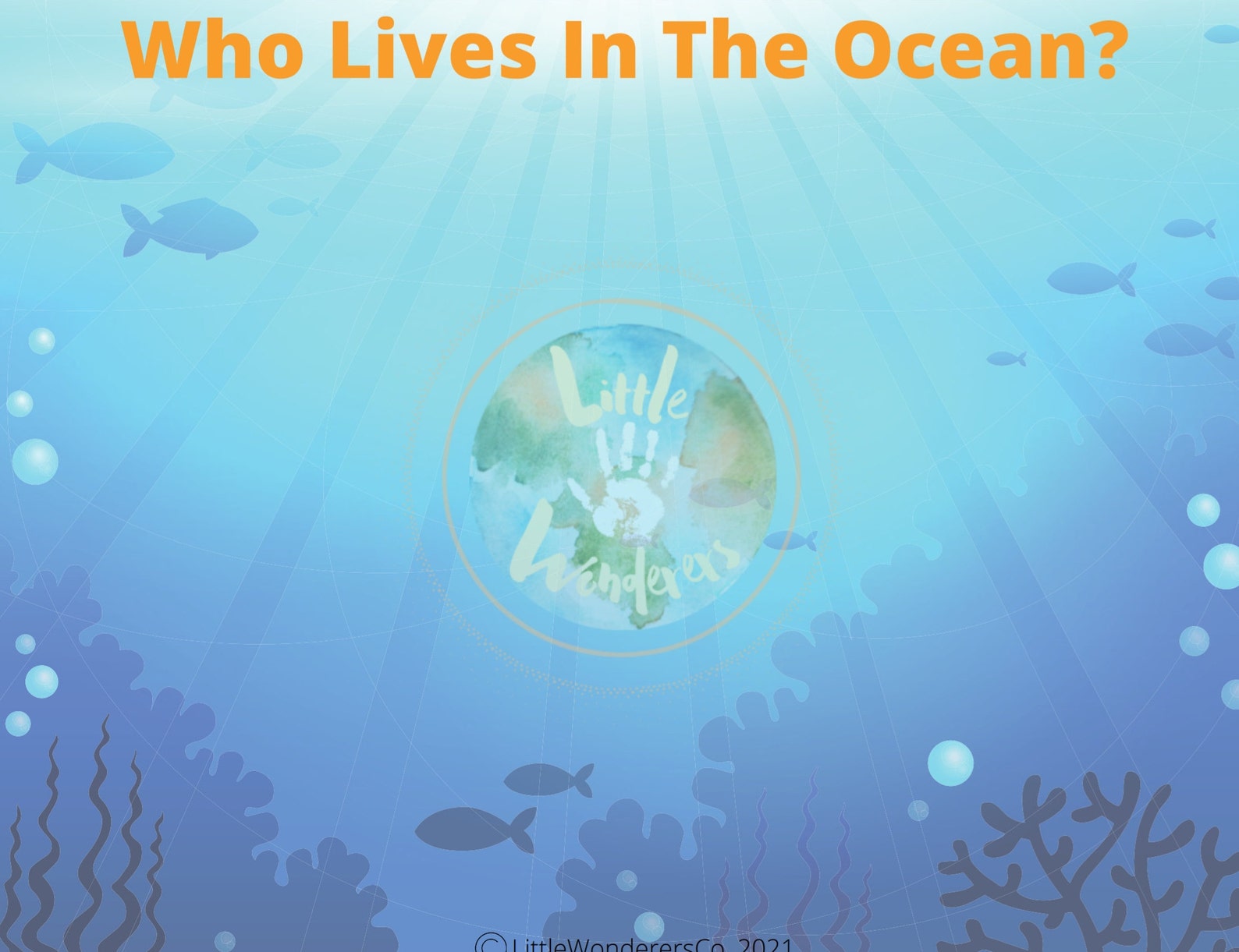 Ocean Habitat Busy Book Activity Printable Sea Life, Biome, Preschool ...