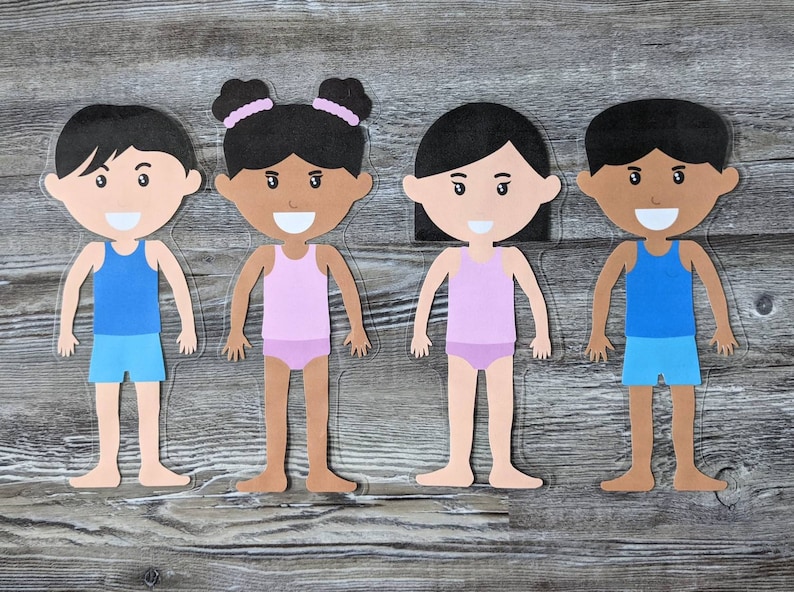 Seasons and Weather Clothing Activity Mats Printable - Etsy