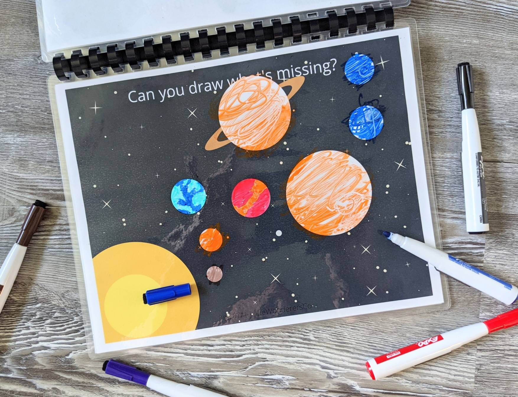Can You Draw What's Missing Printable Busy Book Bundle - Etsy