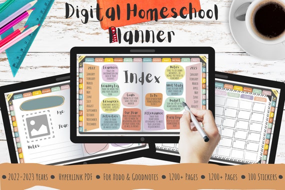 2022-2023 Digital Homeschool Planner Teaching Lesson - Etsy