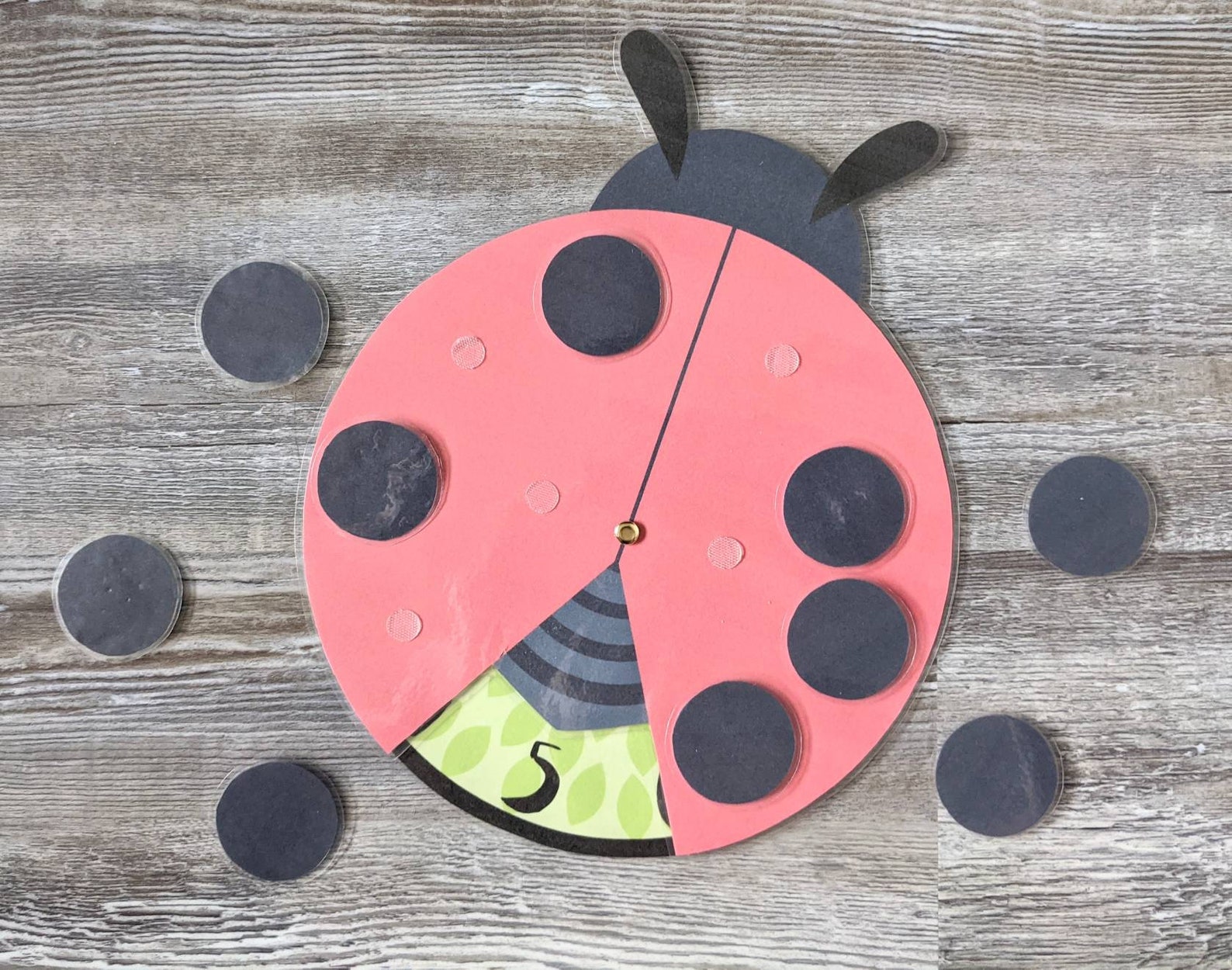 Lady Bug Number Spinner Game Printable Counting, Preschool, Number ...
