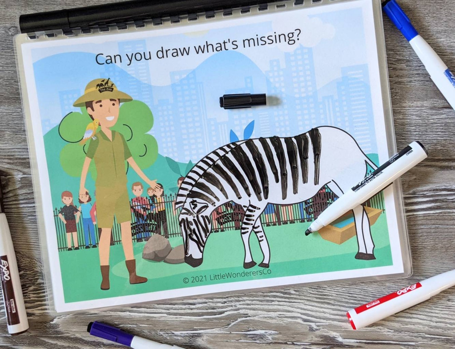 Can You Draw What's Missing Printable Busy Book Bundle - Etsy